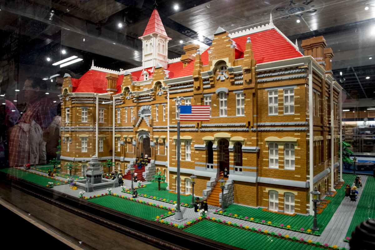 BYU unveils Lego model of Brigham Young Academy built by employee ...